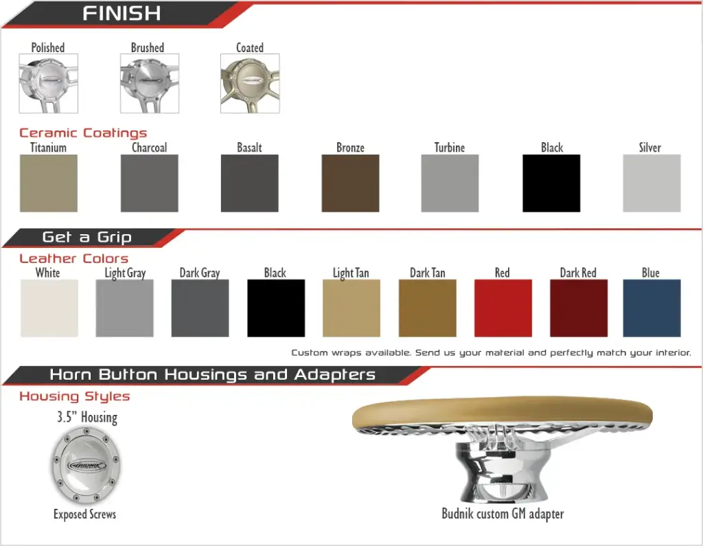 15.5" Budnik Steering Wheel | Budnik Wheels